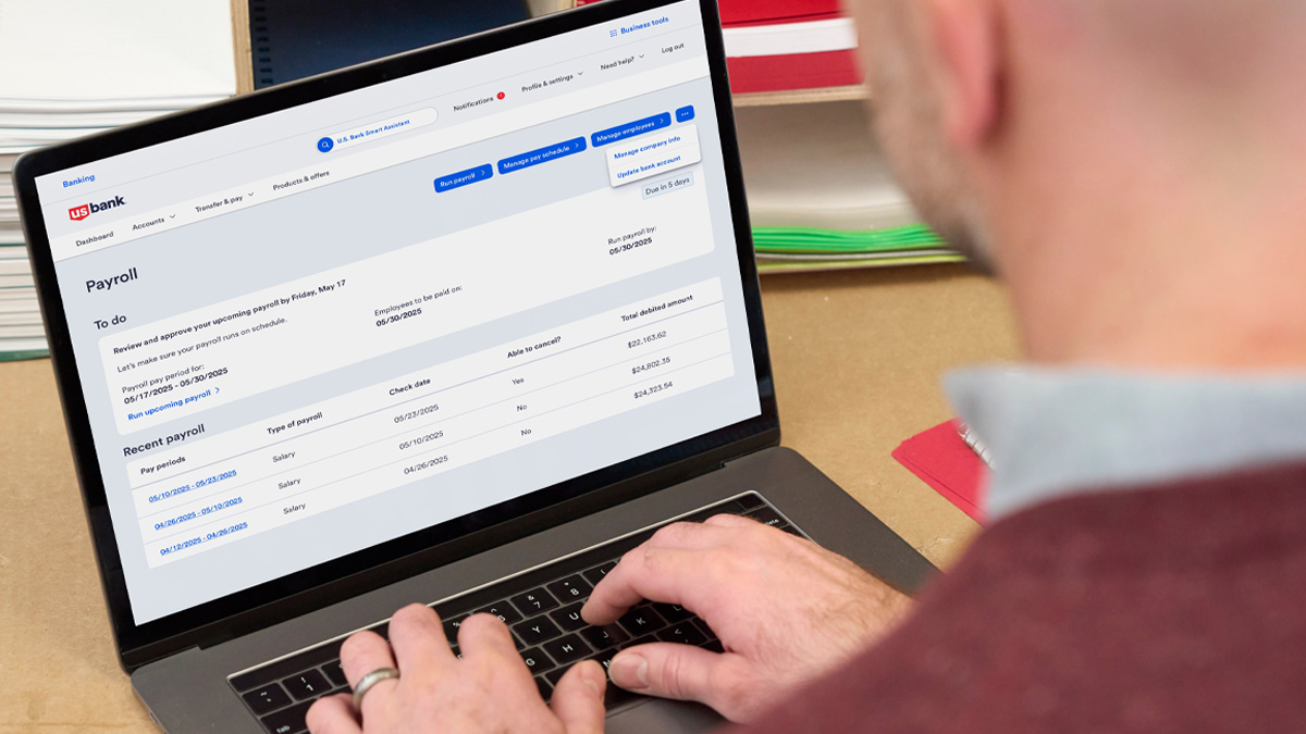 U.S Bank launches new embedded payroll solution for small businesses